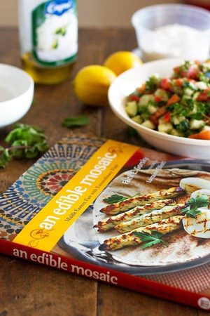 Middle Eastern Salad with Lemony Mint Dressing Recipe - Pinch of Yum