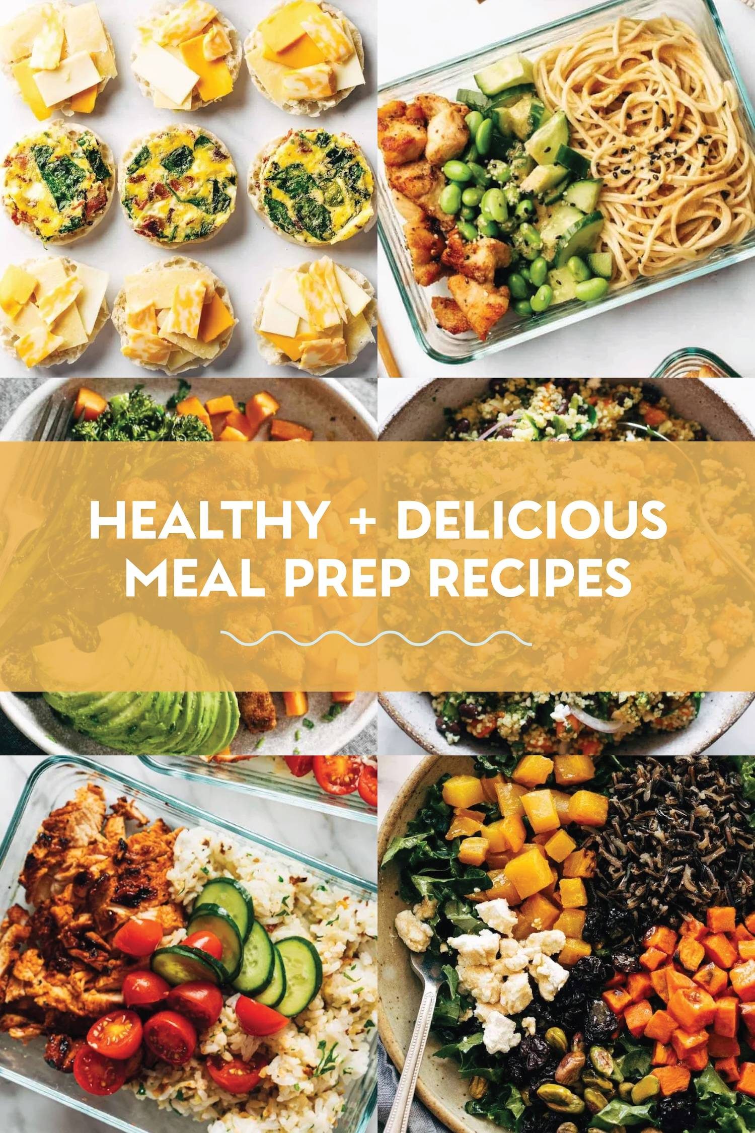 25 Healthy + Delicious Meal Prep Recipes - Pinch of Yum