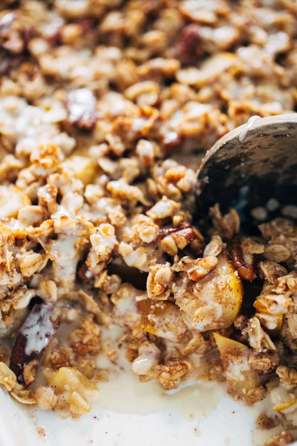 Coconut Oil Apple Crisp Recipe - Pinch of Yum