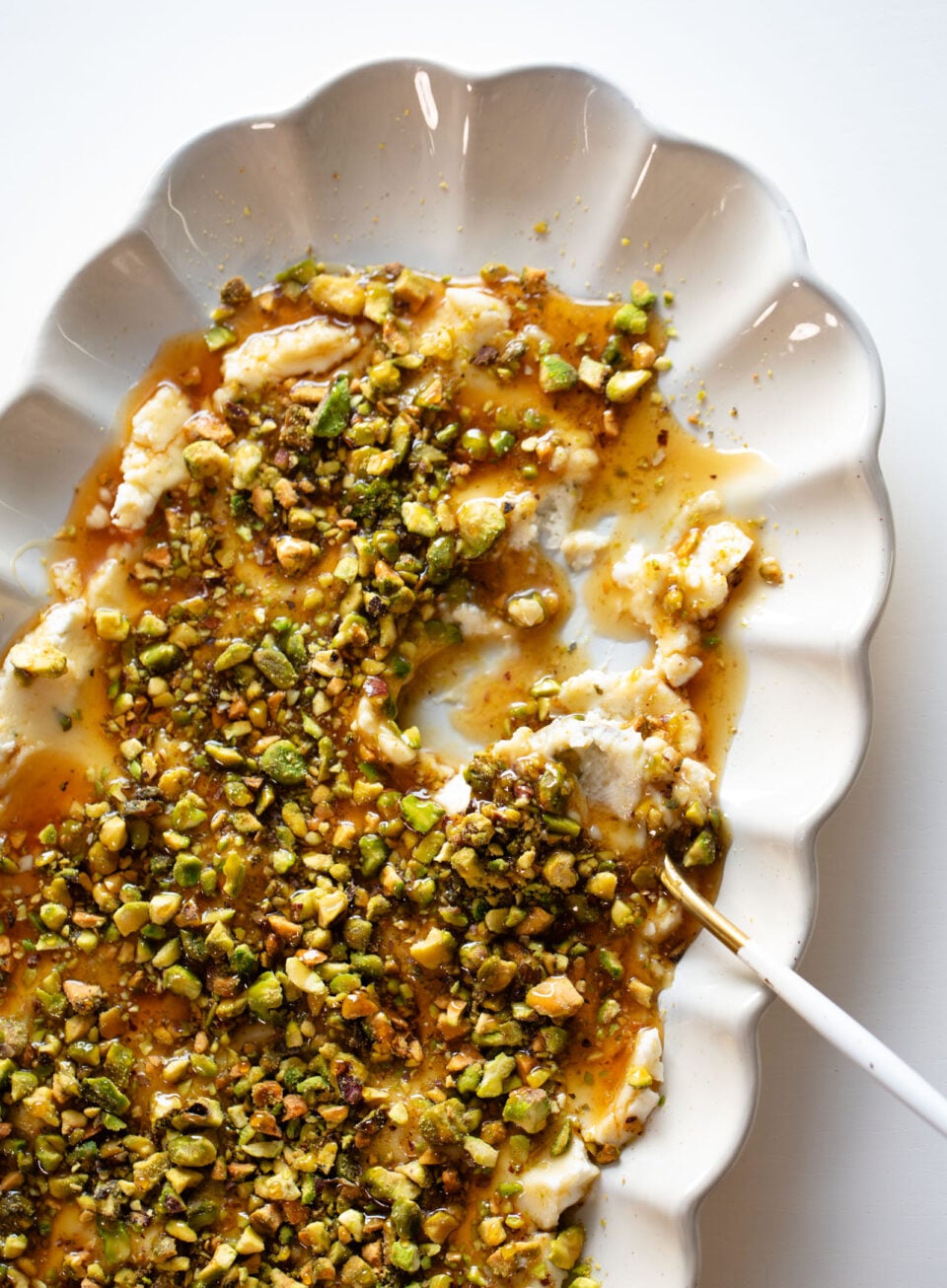 Boursin Appetizer with Pistachios and Honey Recipe - Pinch of Yum