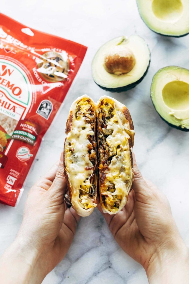 Breakfast Crunchwrap Recipe - Pinch of Yum
