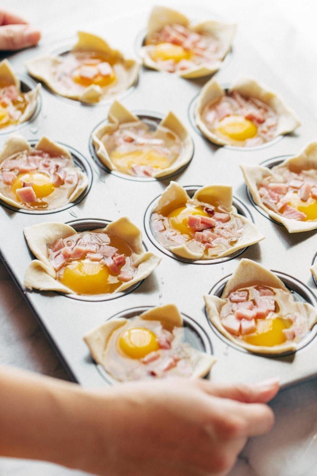 Ham, Egg, and Cheese Brunch Cups Recipe - Pinch of Yum