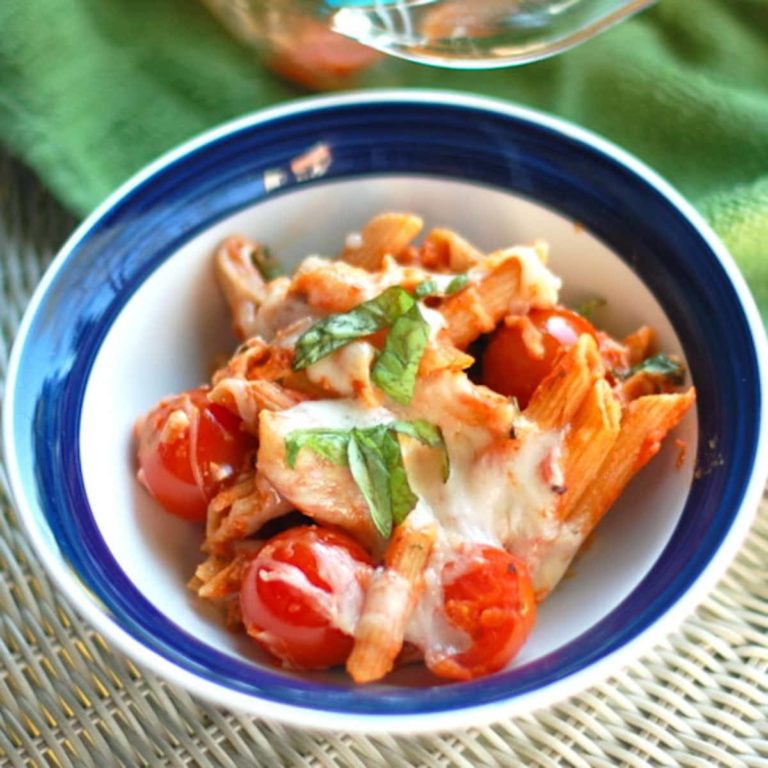 Caprese Penne Recipe - Pinch of Yum