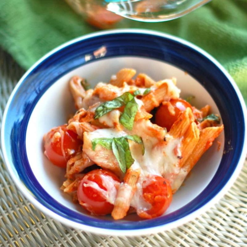 Caprese Penne Recipe - Pinch of Yum