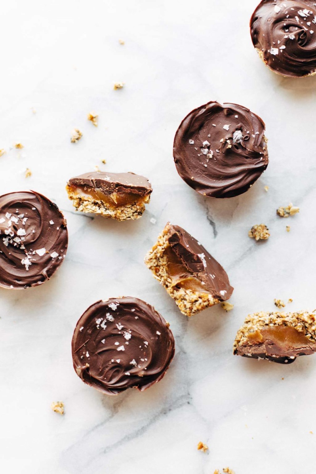 No-Bake Salted Caramel Cups Recipe - Pinch of Yum