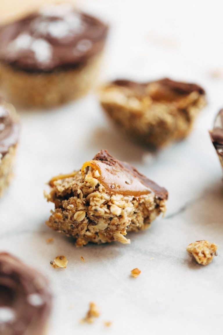 No-Bake Salted Caramel Cups Recipe - Pinch of Yum