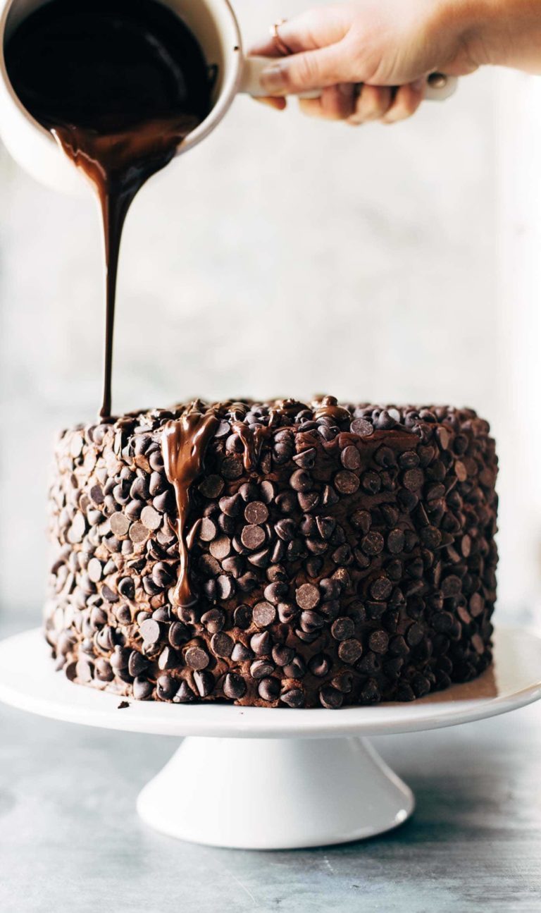 Blackout Chocolate Cake Recipe - Pinch of Yum