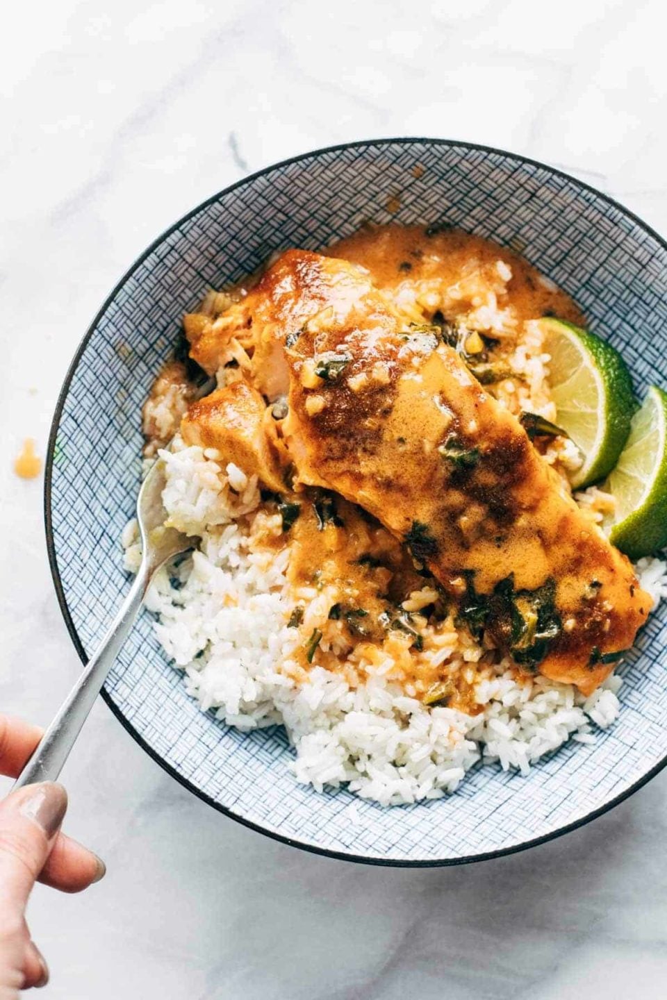 Coconut Curry Salmon Recipe - Pinch of Yum