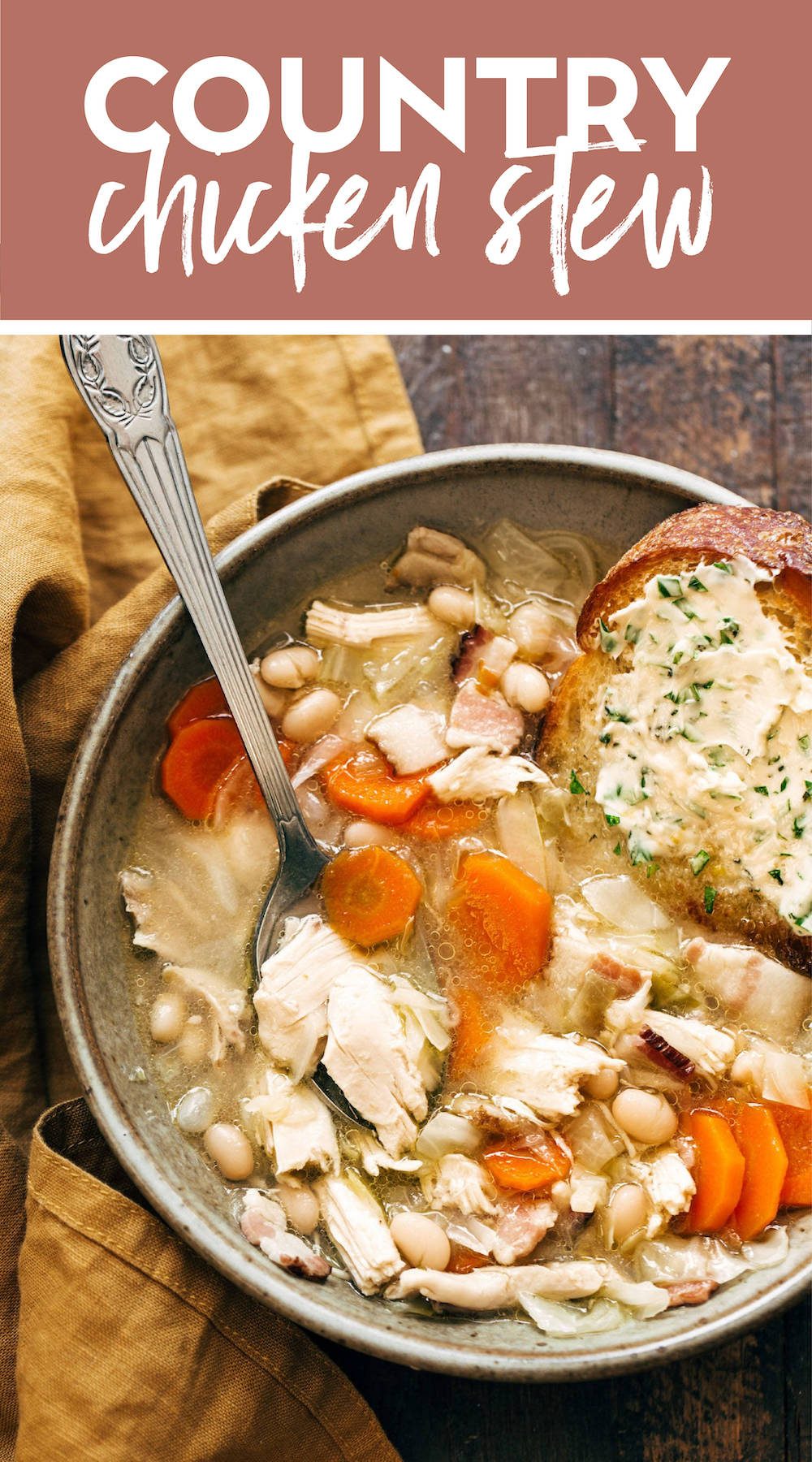 Country Chicken Stew Recipe - Pinch of Yum