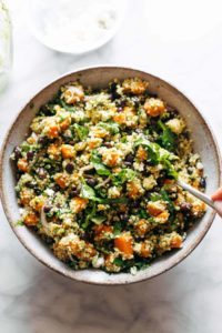 Couscous Salad with Lime Basil Vinaigrette Recipe - Pinch of Yum