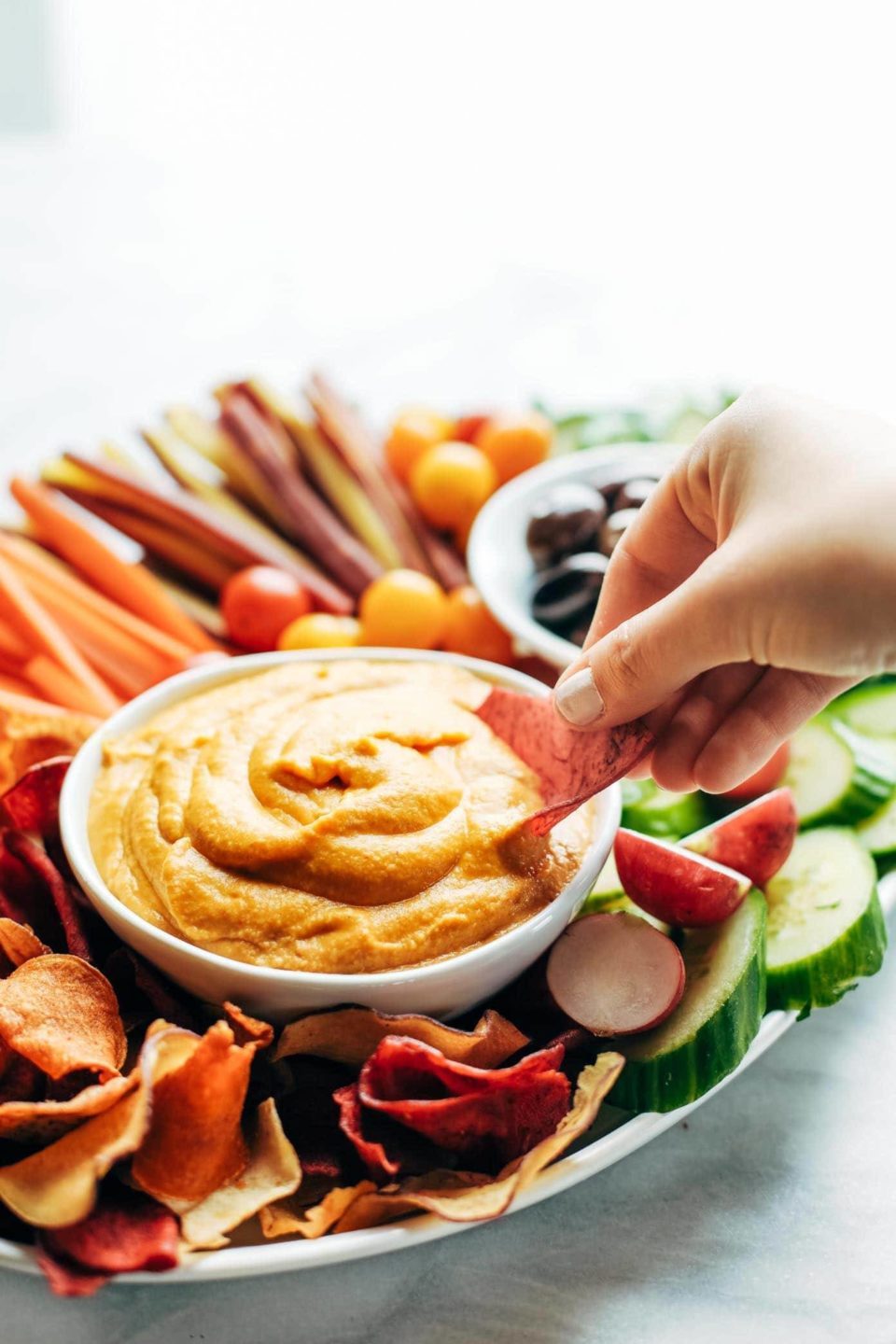 Curry Hummus Recipe - Pinch of Yum