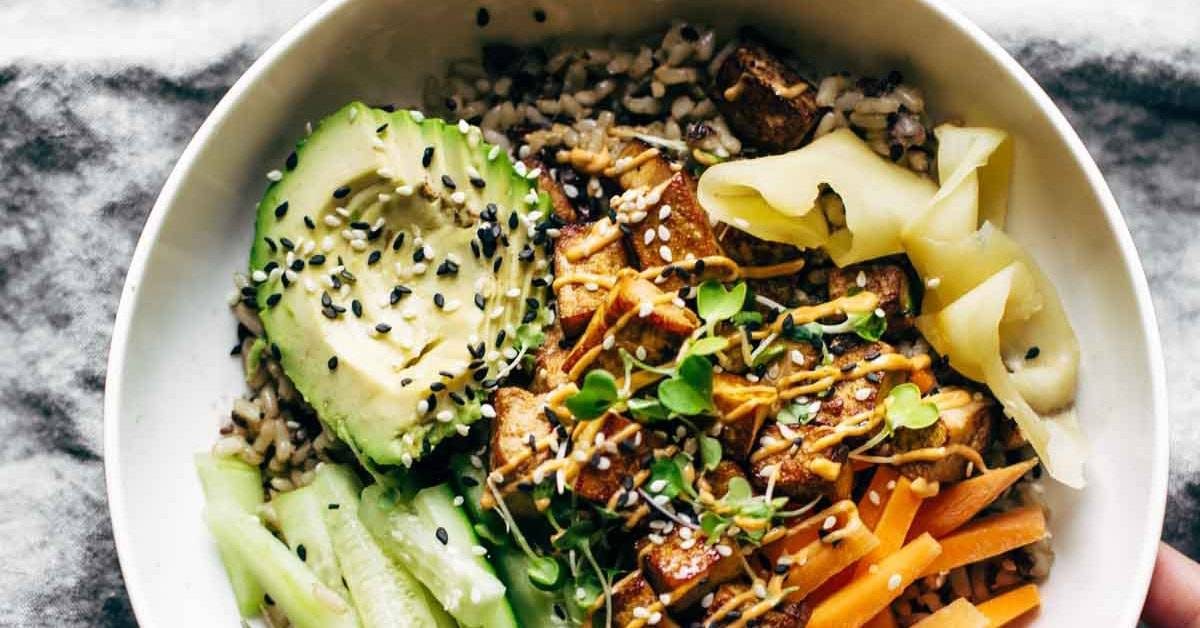 Dynamite Plant Power Sushi Bowls Recipe - Pinch of Yum