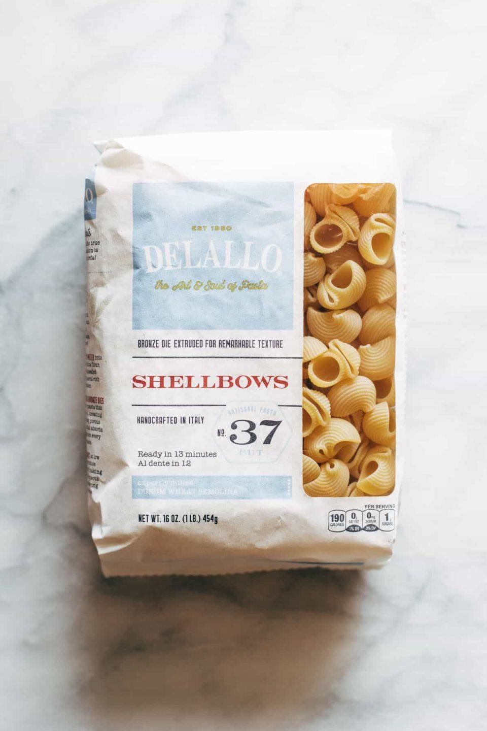 Garlic Parmesan Shellbows Recipe - Pinch of Yum