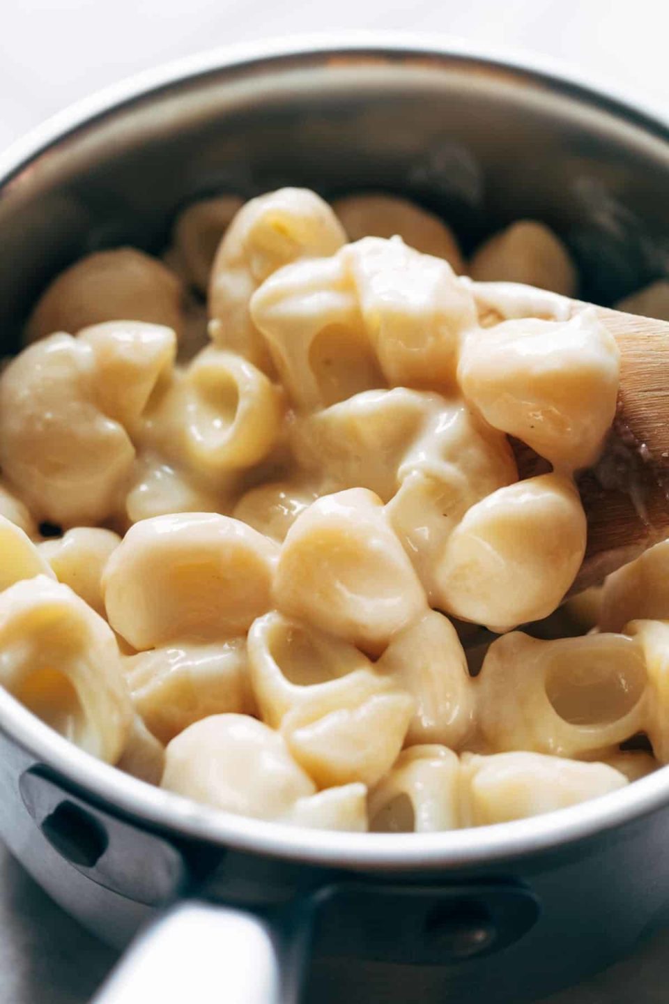 Garlic Parmesan Shellbows Recipe - Pinch of Yum