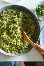 Amazing Green Rice Recipe - Pinch of Yum