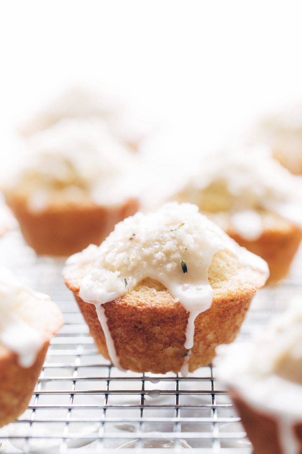 Lemon Lavender Muffins Recipe - Pinch of Yum