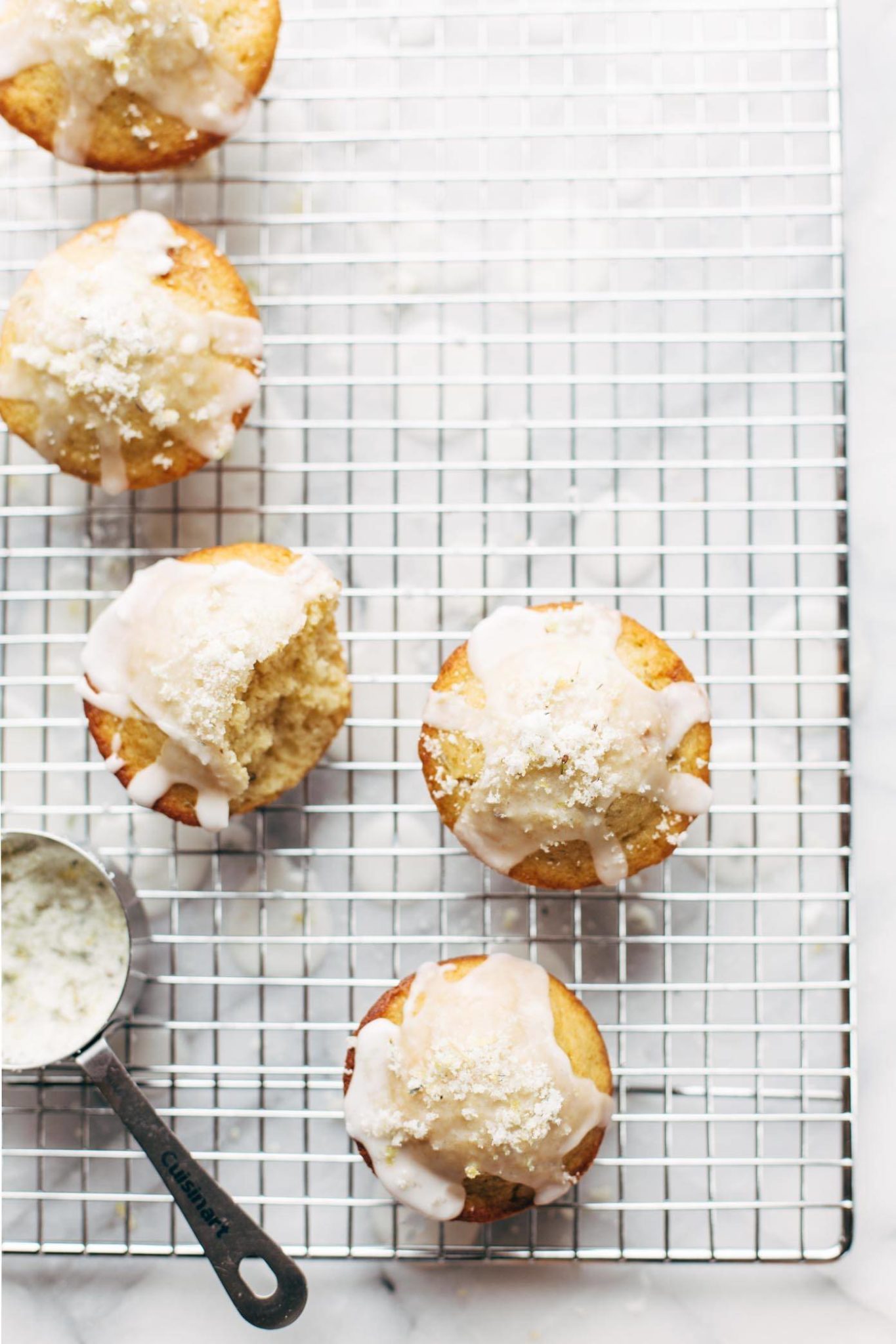 Lemon Lavender Muffins Recipe - Pinch of Yum
