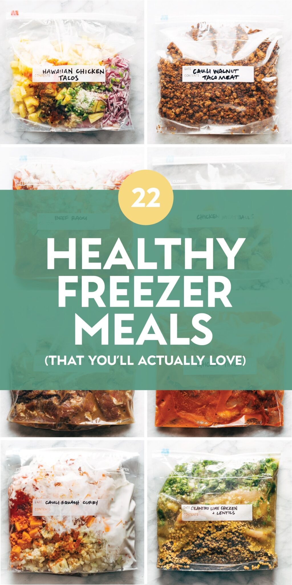 22 Healthy Freezer Meals (That You'll Actually Love) - Pinch of Yum