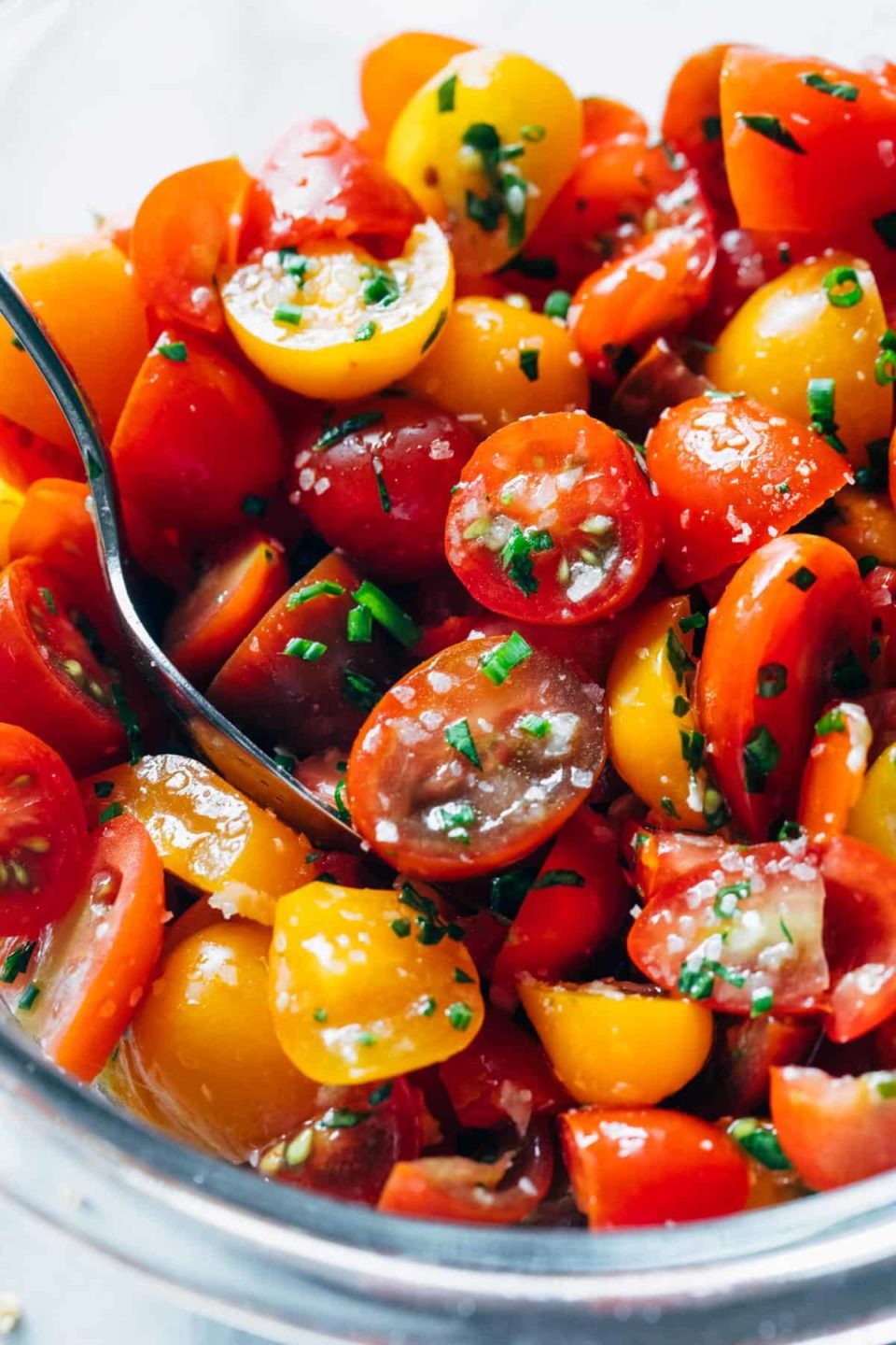 5-Ingredient Marinated Tomatoes Recipe - Pinch of Yum