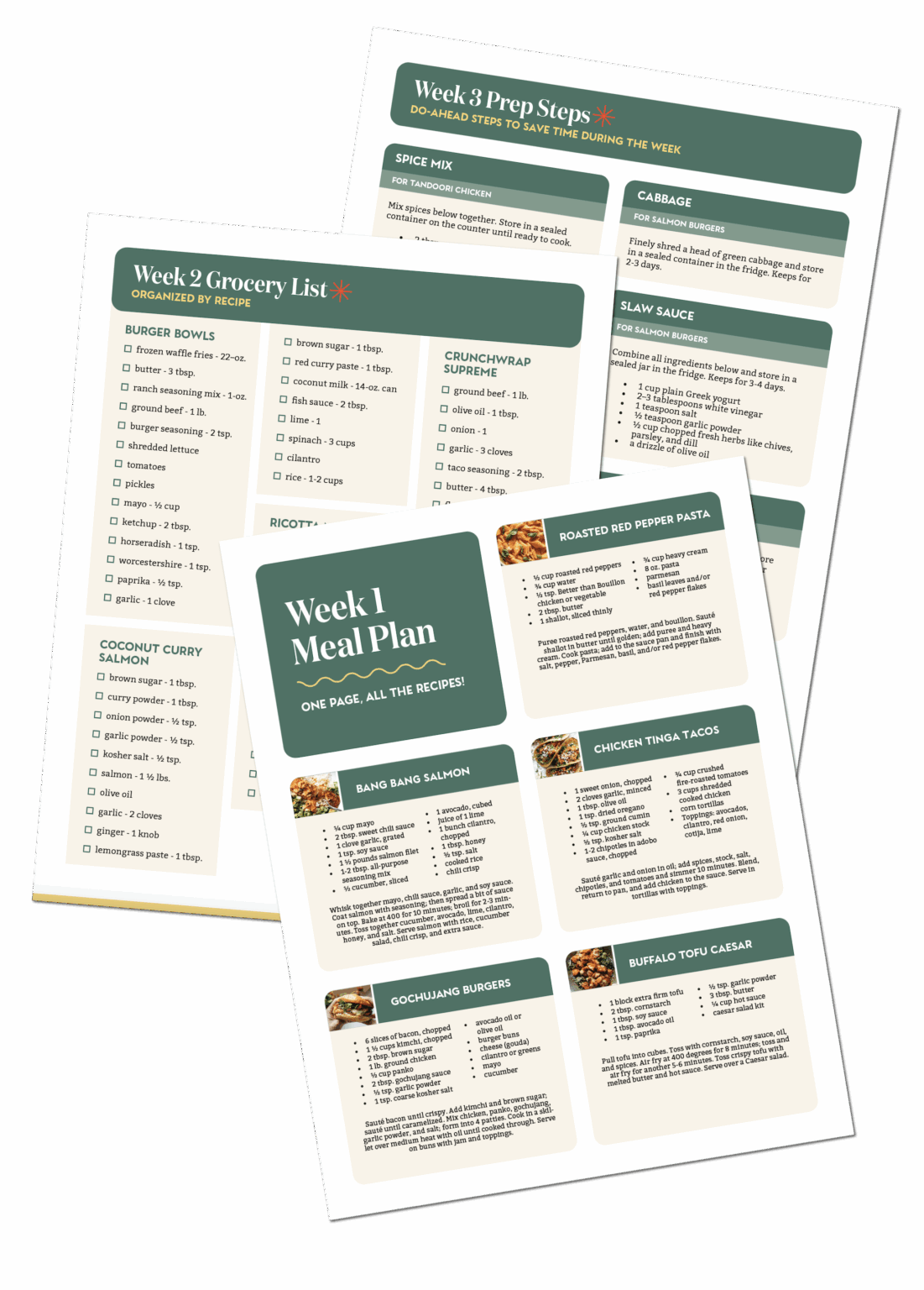 Pinch of Yum Meal Plans - Pinch of Yum