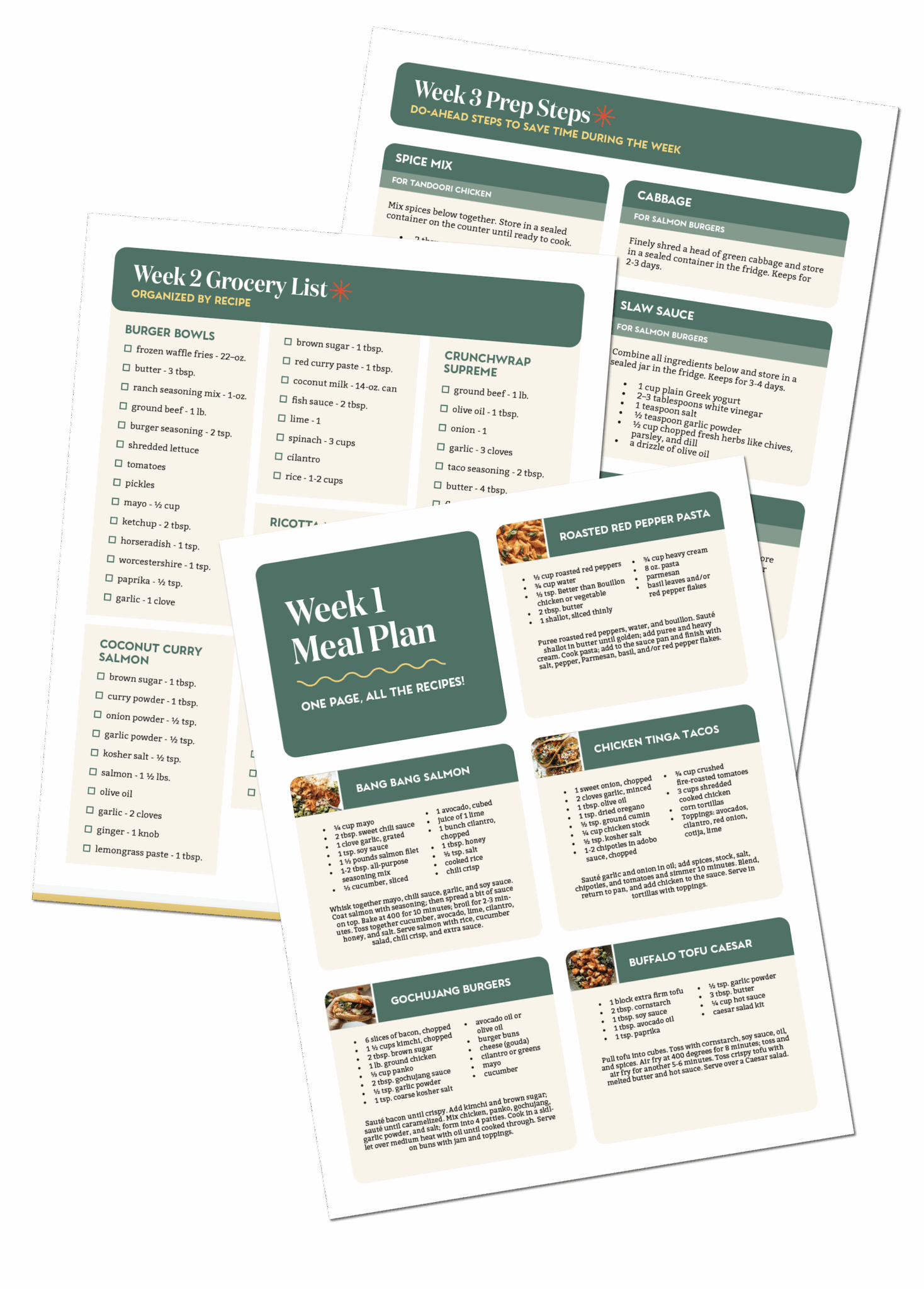 Pinch of Yum Meal Plans - Pinch of Yum