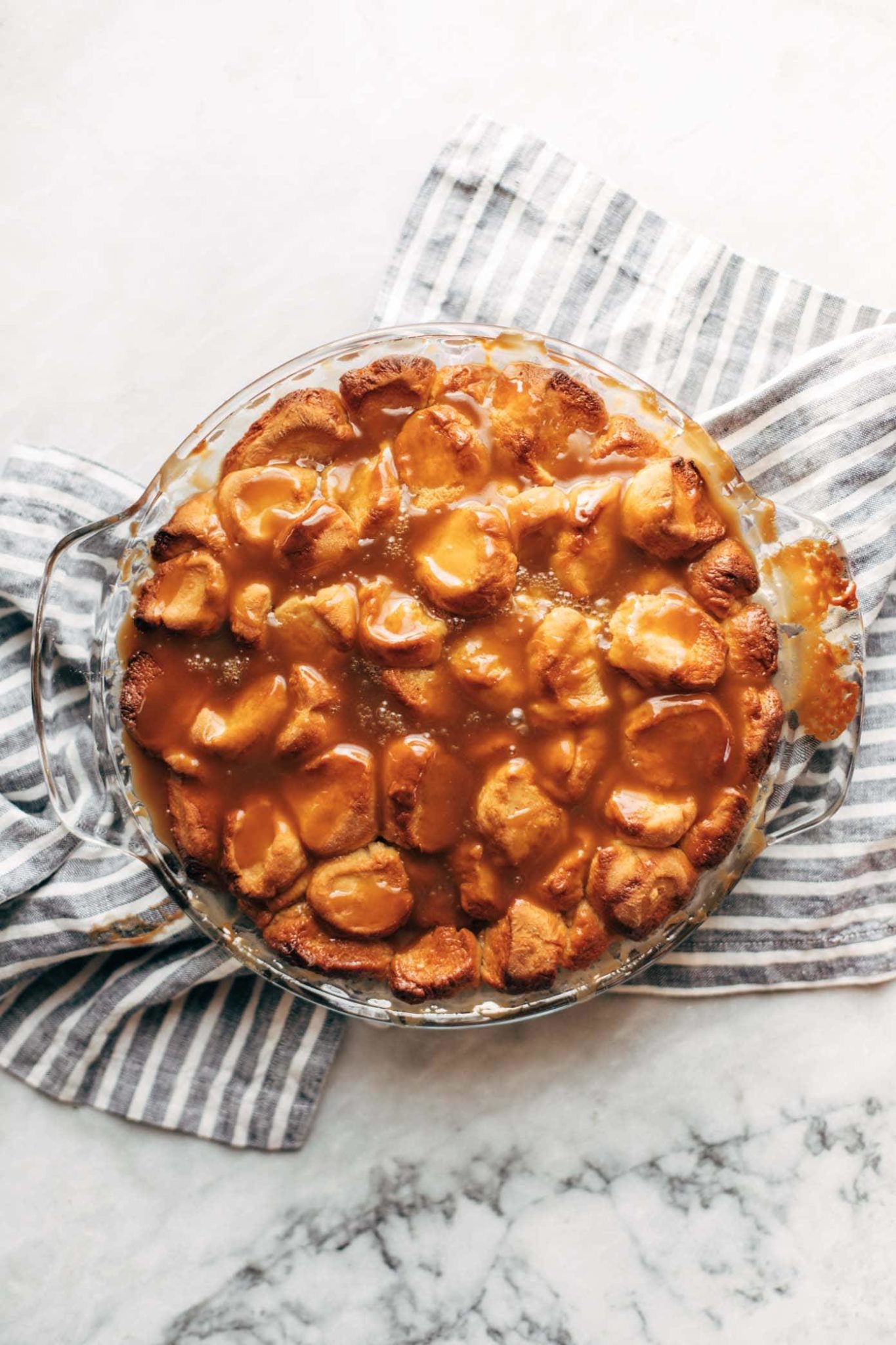 Gooey Caramel Monkey Bread Recipe - Pinch of Yum
