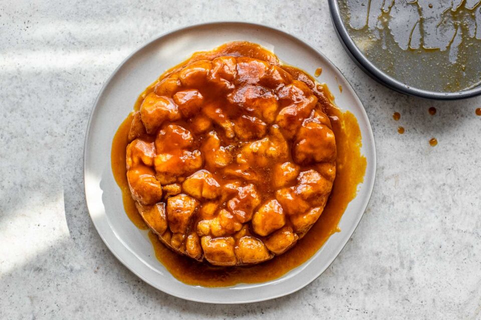 Pumpkin Caramel Monkey Bread Recipe - Pinch of Yum