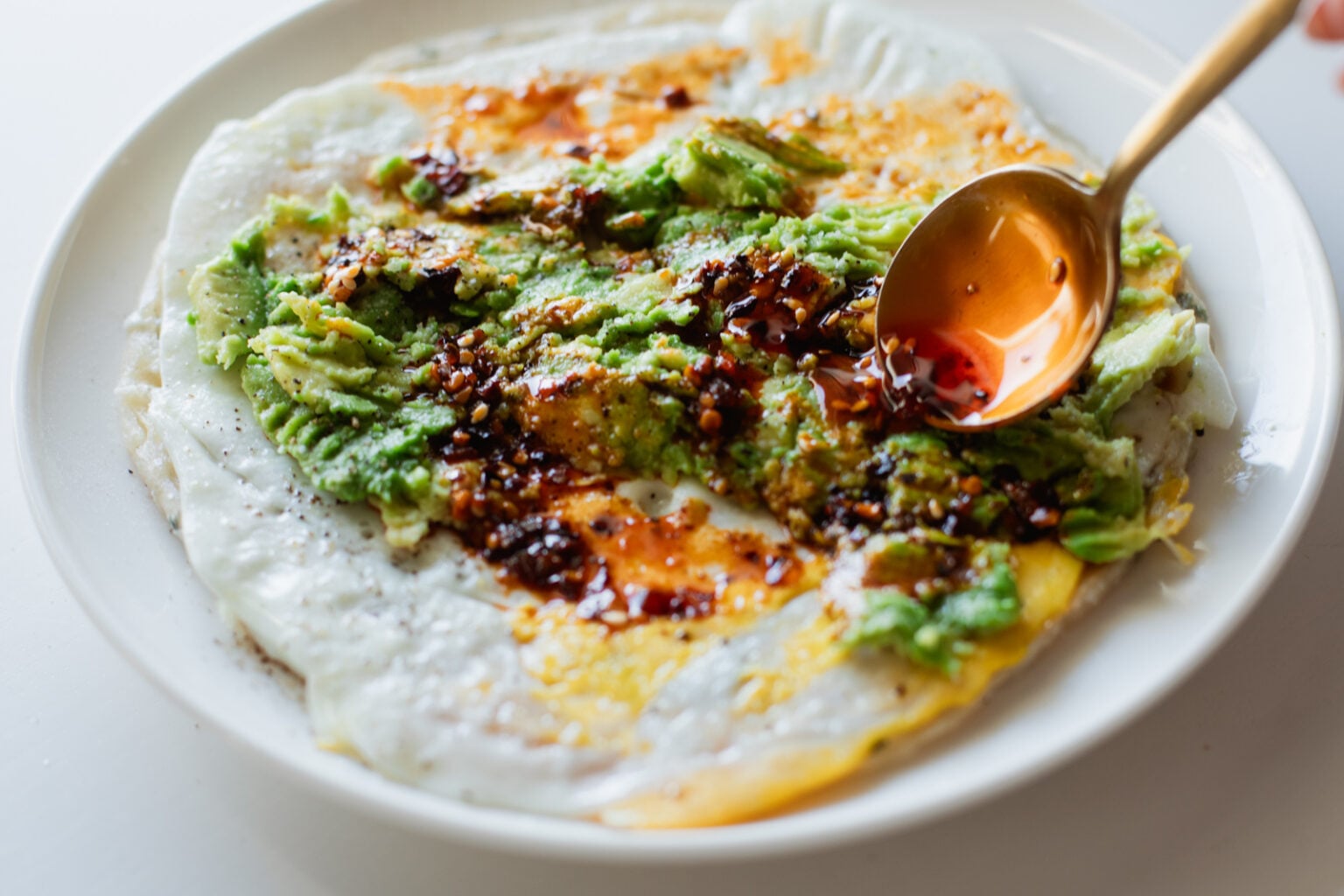 Scallion Pancake with Eggs Recipe - Pinch of Yum