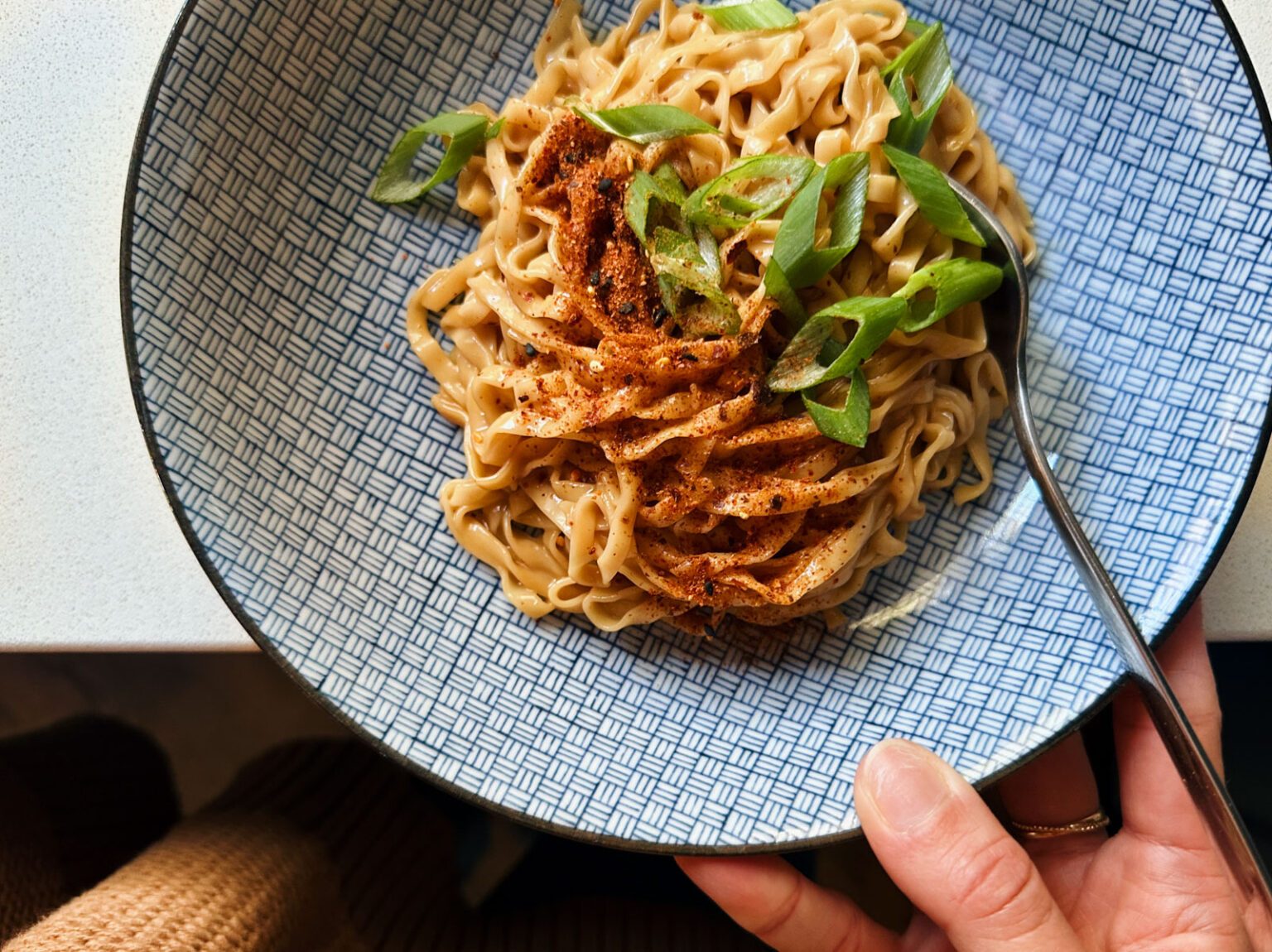 Shortcut Sesame Butter Noodles Recipe - Pinch of Yum