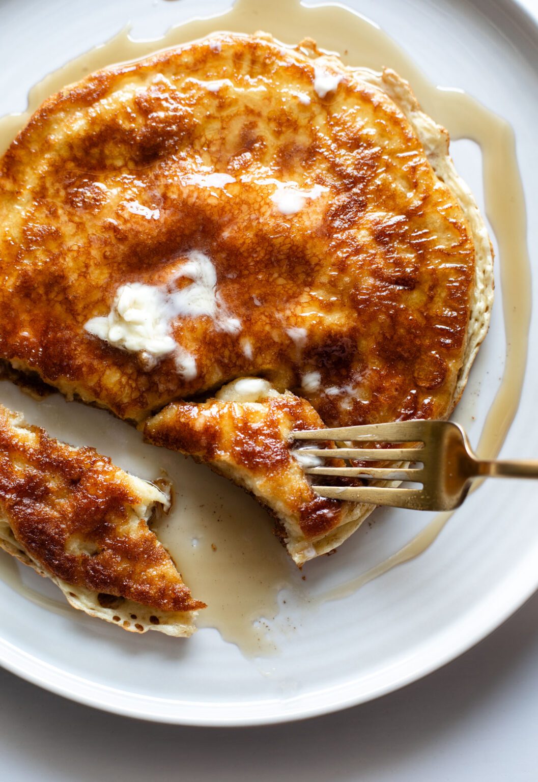 Single Serve Cottage Cheese Pancake Recipe - Pinch of Yum