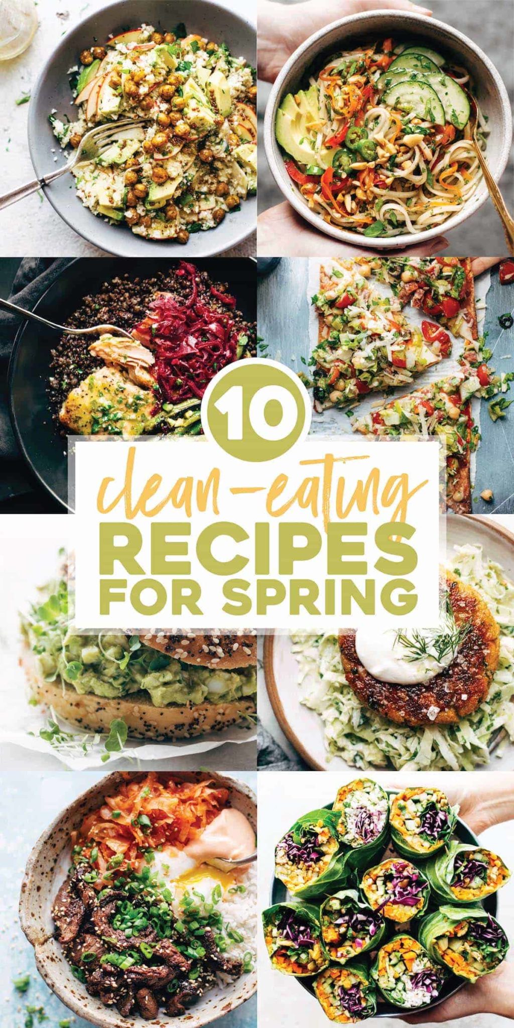 10 Clean Eating Recipes For a Happy Spring - Pinch of Yum
