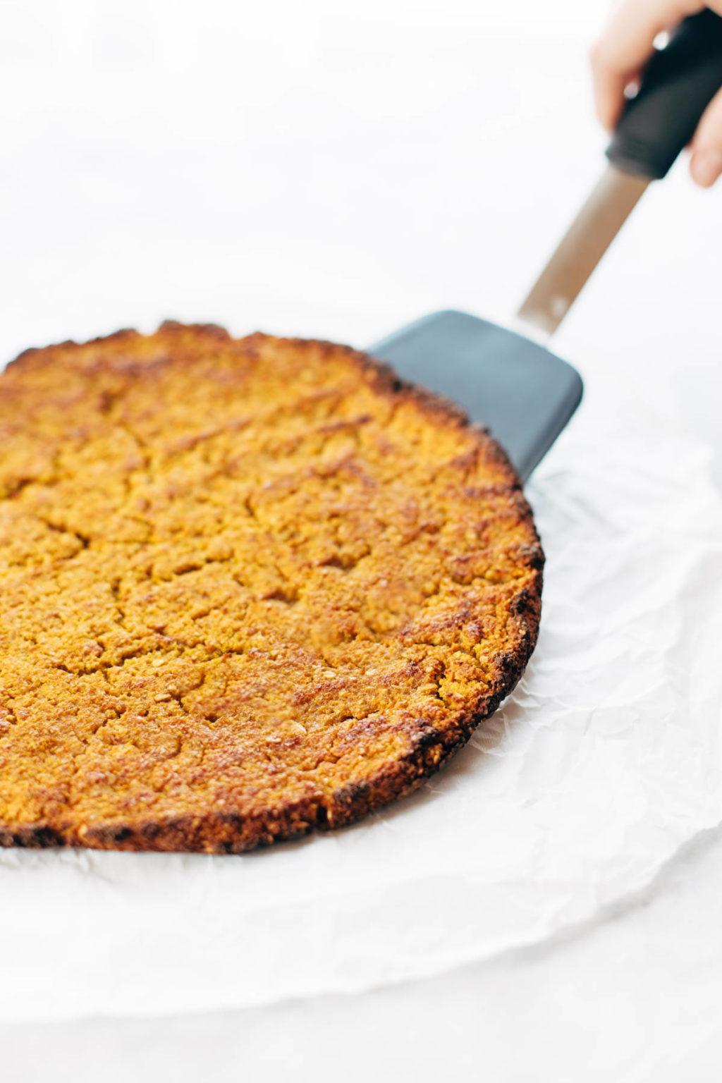 3 Ingredient Sweet Potato Pizza Crust Recipe - Pinch of Yum