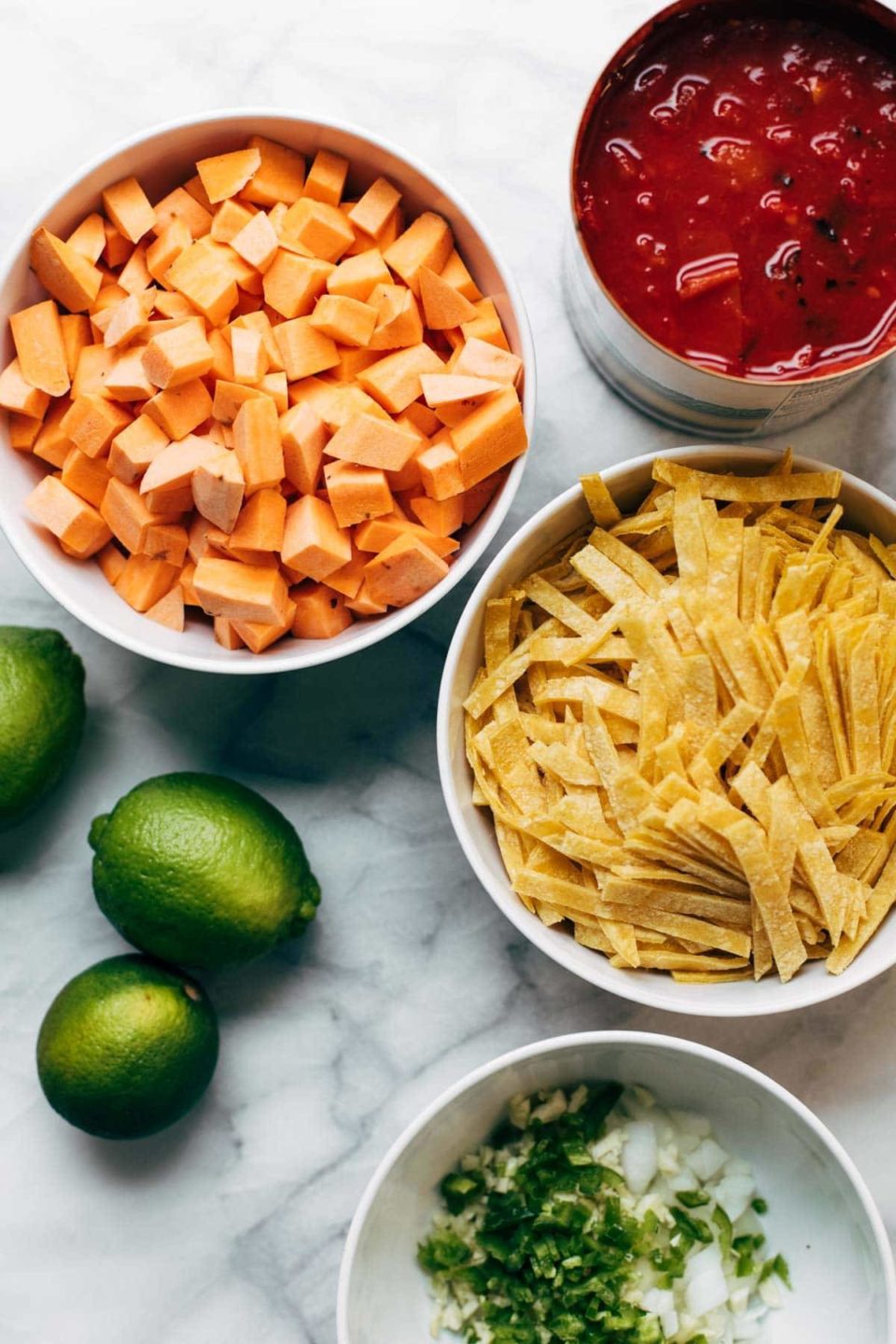 Instant Pot Sweet Potato Tortilla Soup Recipe Pinch Of Yum