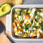 Skinny Chicken Enchiladas Recipe - Pinch of Yum