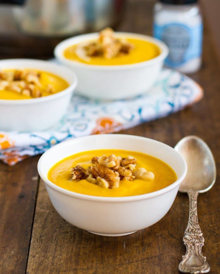 Simple & Creamy Squash Soup Recipe - Pinch of Yum